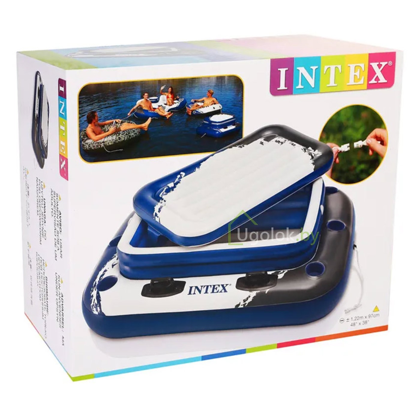 Надувной бар-холодильник Intex Mega Chill 2 122х97 см (58821NP ...