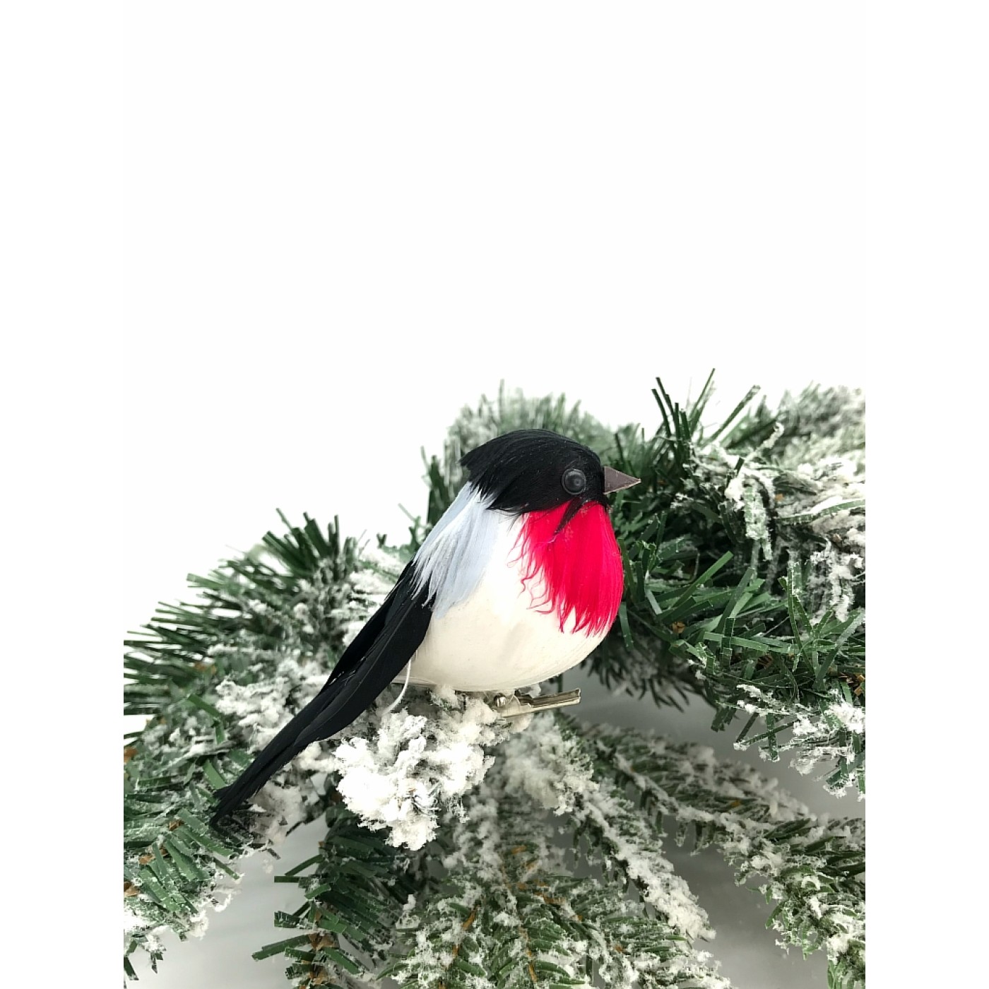 Птичка снегирь на прищепке, 9*7 см (22-359) — купить по низкой цене | Ugolok.by