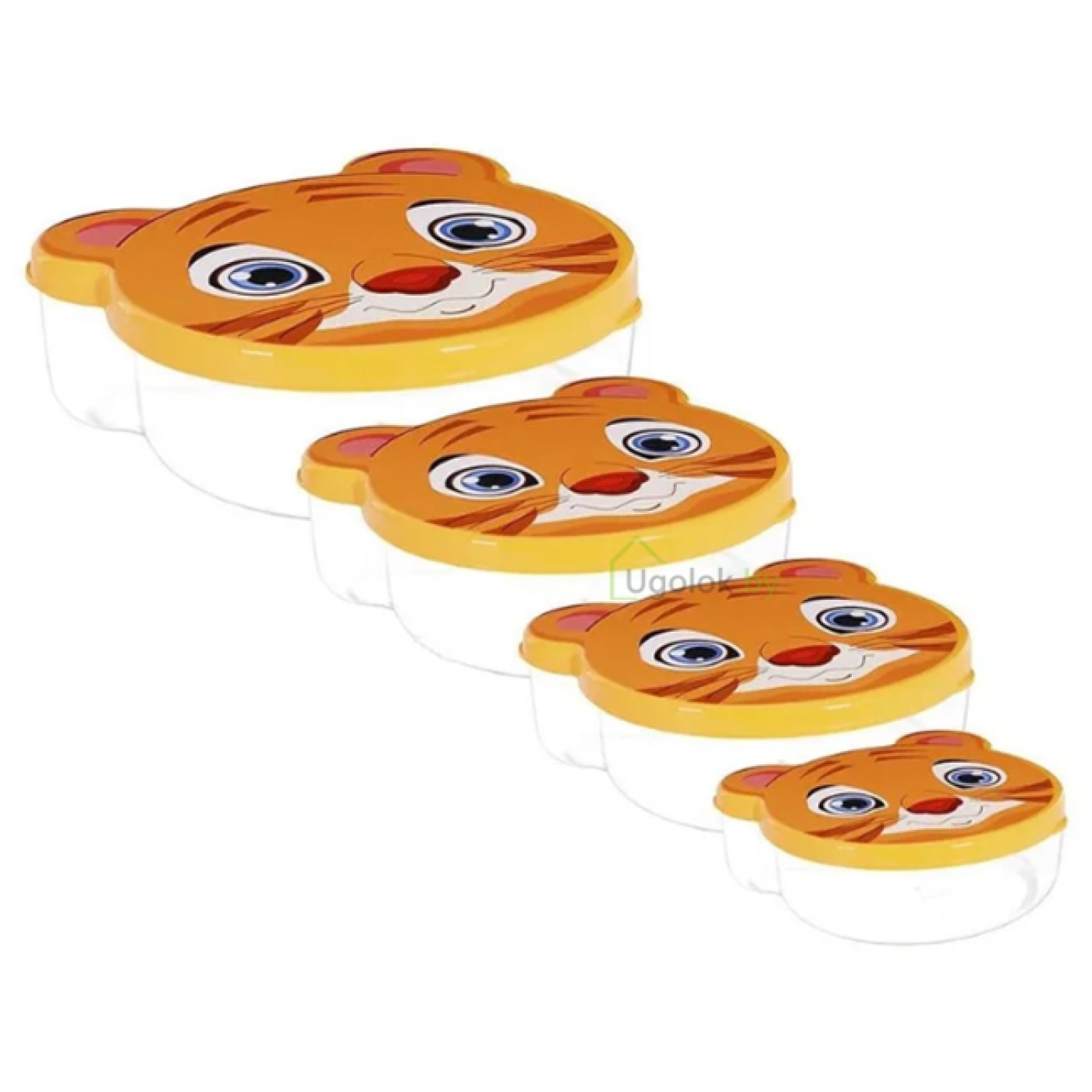 Набор контейнеров Pets (оранжевый) — купить по низкой цене | Ugolok.by