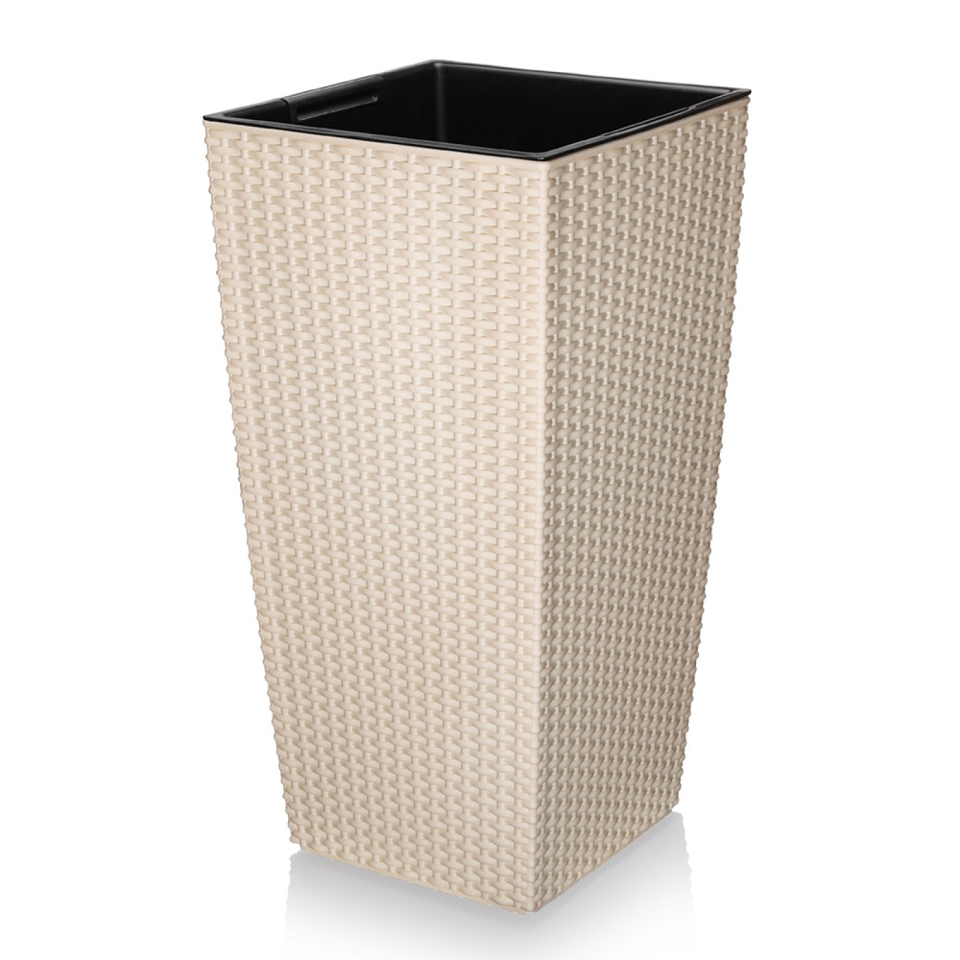 Кашпо Camellia ротанг 17л обьем вставки (слоновая кость) — купить по низкой цене | Ugolok.by