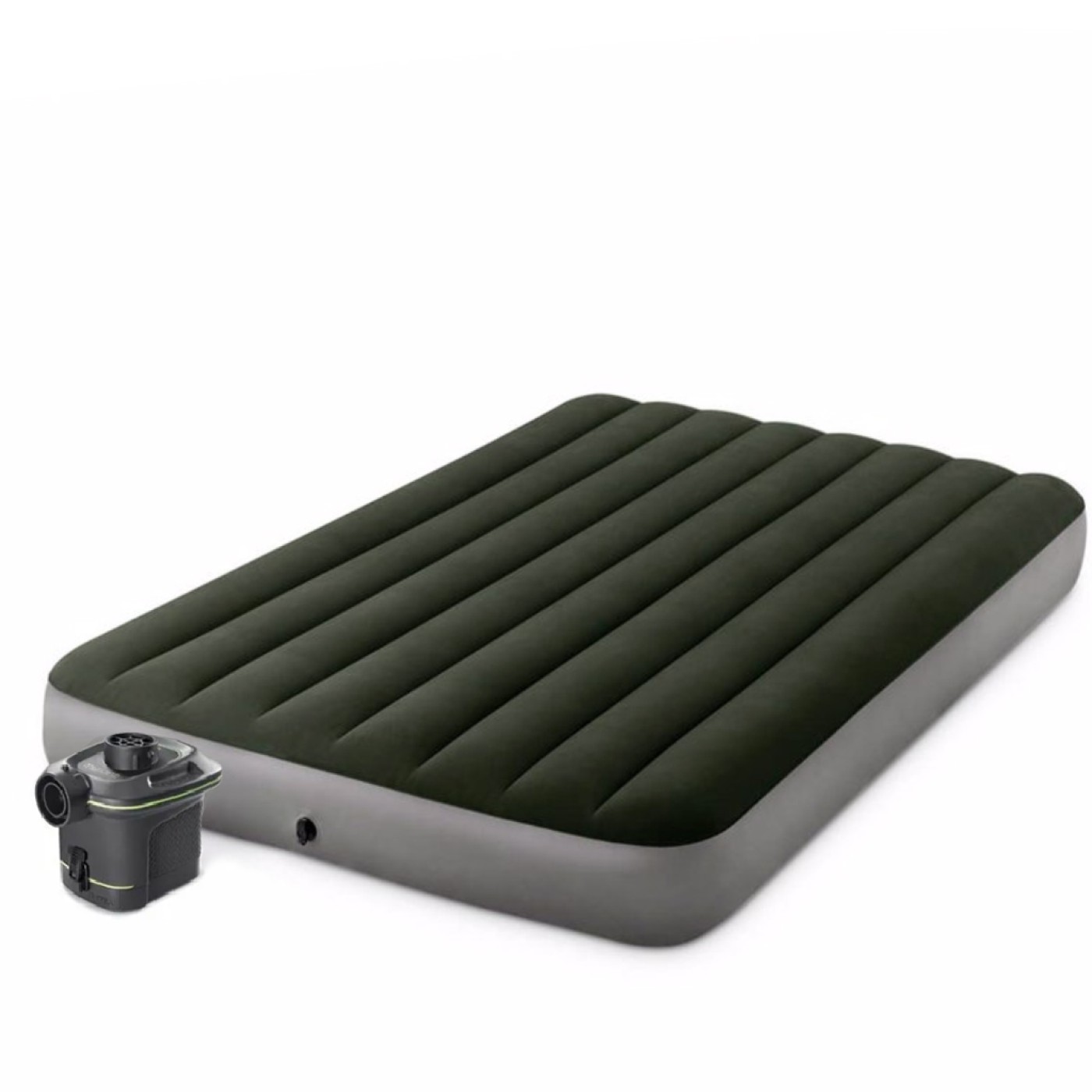Матрас надувной с насосом Intex Standartd Prestige, 191*137*25 см ...
