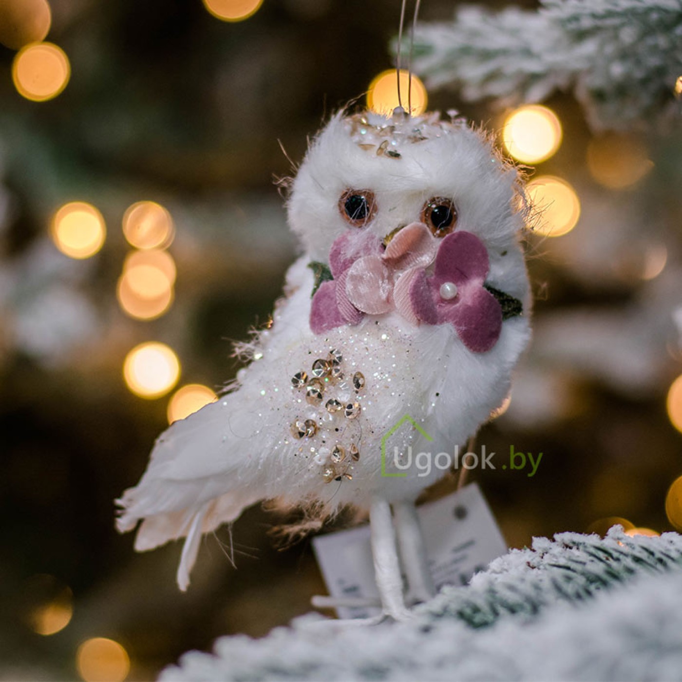 Статуэтка Сова микс Kaemingk 1 шт. 12х7 см белый — купить по низкой цене | Ugolok.by